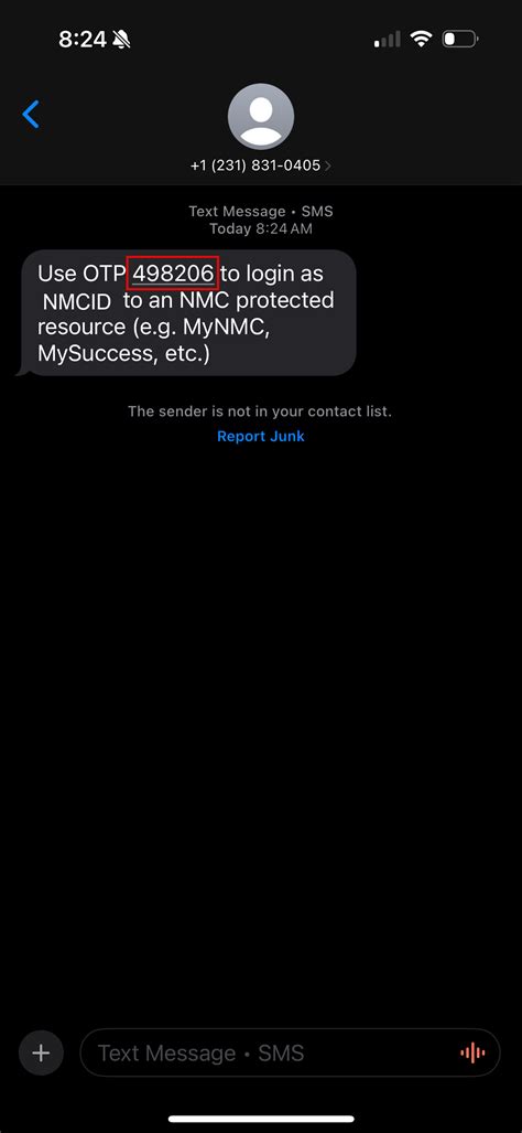 Authentication With SMS Northwestern Michigan College