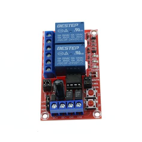 V V V Way Self Locking And Interlock Relay Module With High And Low Fevel Trigger Belt On
