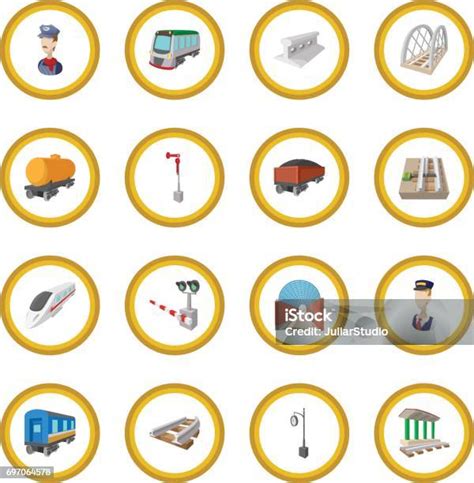 鐵路卡通圖示圓向量圖形及更多乘客圖片 乘客 交通 人行過路線 Istock