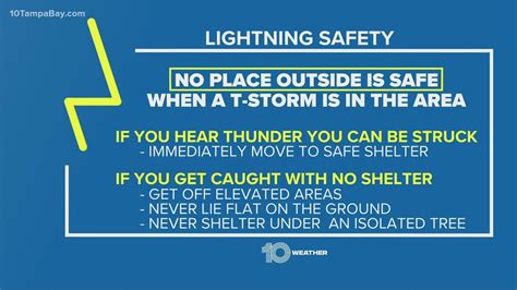 Tips For Staying Safe From Lightning