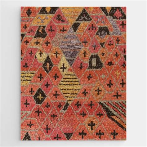 Traditional Moroccan Rug Design Jigsaw Puzzle Moroccan Rug Rug