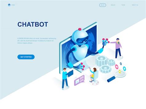 Premium Vector Modern Flat Design Isometric Landing Page