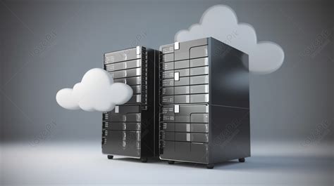 네트워크로 연결된 클라우드 스토리지의 3d 렌더링 배경 연결 배경 데이터 공유 배경 클라우드 서비스 배경 이미지 Hd 연결 데이터 공유 클라우드 서비스 배경 사진