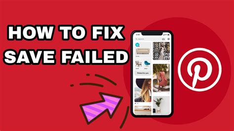 How To Fix Save Failed On Pinterest App Youtube