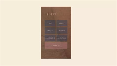 The Naked Self App Screens PPT