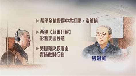 【黎智英案】張劍虹指黎智英冀《蘋果》影響美國民意 英文版不需平衡報道 無綫新聞tvb News