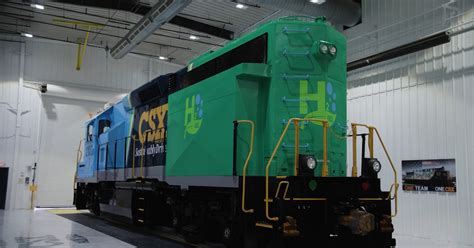 Csx Unveils Its First Hydrogen Powered Locomotive In Collaboration With