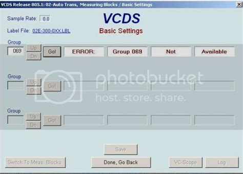 DSG Adaptation Basic Settings Failed TDIClub Forums