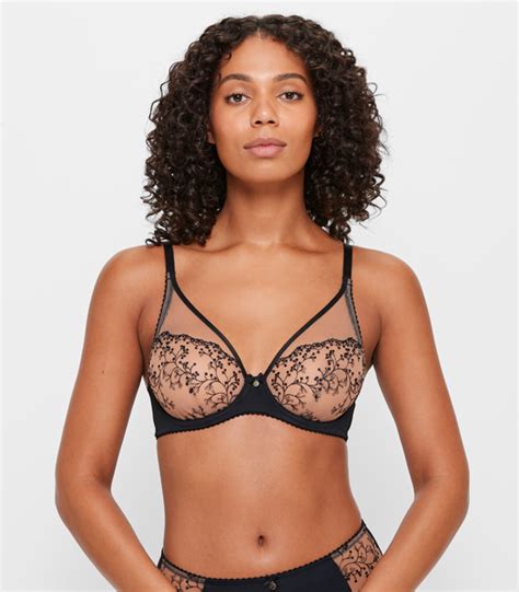 Embroidered Soft Cup Plunge Bra Preview Target Australia
