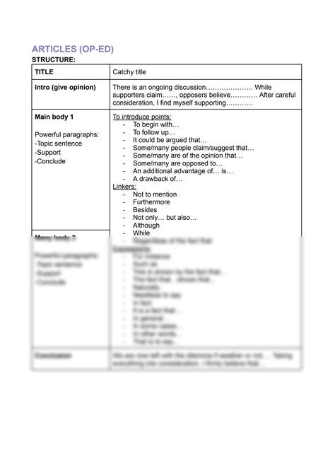 Solution Writing Guide And Structures English Gcseigcse Course