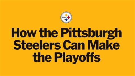 Steelers Week 18 Playoff Scenarios Steelers Depot