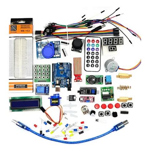 Primeros Pasos Arduino Kit Completo Con Sensor Rfid Kit Cuotas Sin