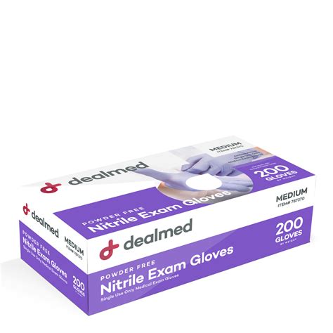 Blue Nitrile Exam Gloves — Medicalrite