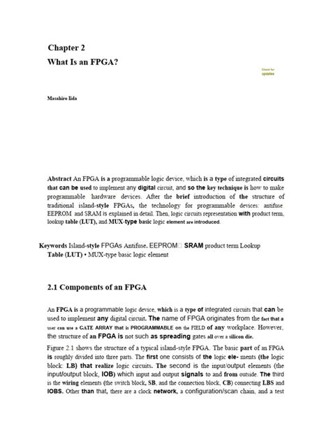 fpga introducción y arquitectura pdf