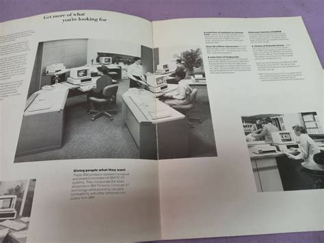 1986 Ibm 電腦廣告單張 Ibm Personal Computer Xt Catalogue 懷舊紙品 興趣及遊戲 書本 And 文具 雜誌及其他 Carousell