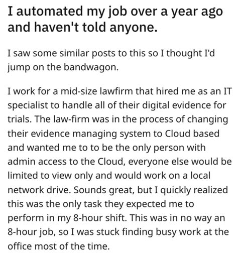 It Guy Automates His Entire Job Media Chomp