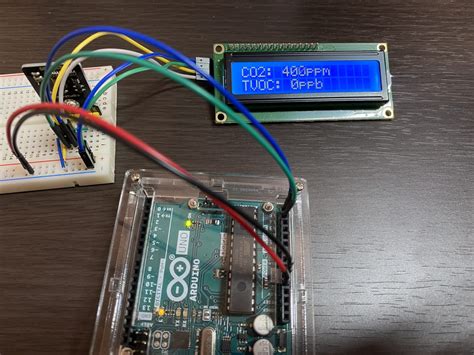 Arduinoでco2センサーの値をlcdに表示する つばブログ