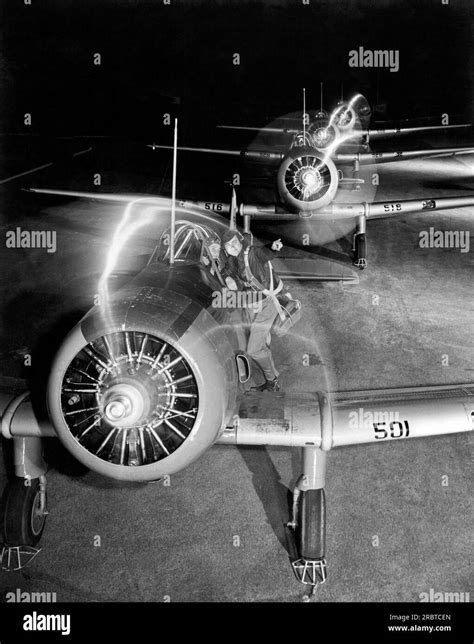 United States C 1940 World War Ii Army Air Corp Training Aircraft