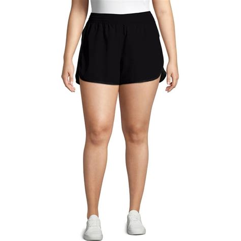 Jms By Hanes Womens Plus Size Active Run Shorts