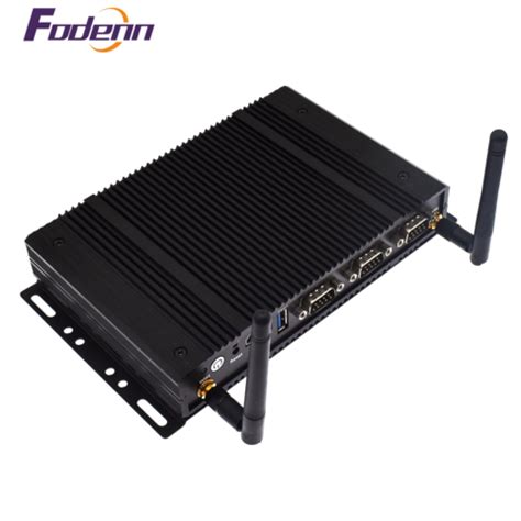 China Industrial Fanless Mini PC With Intel Celeron J CPU And Multi COM RS USB Port On