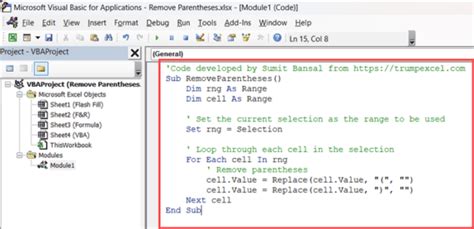 Remove Parentheses Brackets In Excel 4 Easy Ways
