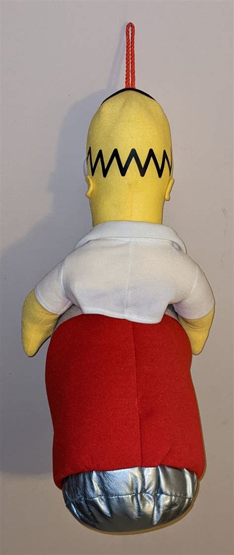 The Simpsons Homer Duff Beer Plush Holiday Stocking Kurt Adler 2004