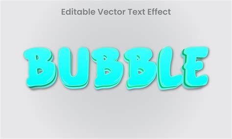Efecto De Texto De Estilo 3d Editable En Eps Vector Premium