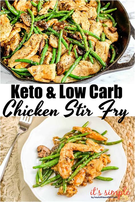 Keto Stir Fry Recipe Chicken Green Beans Best Stir Fry Sauce