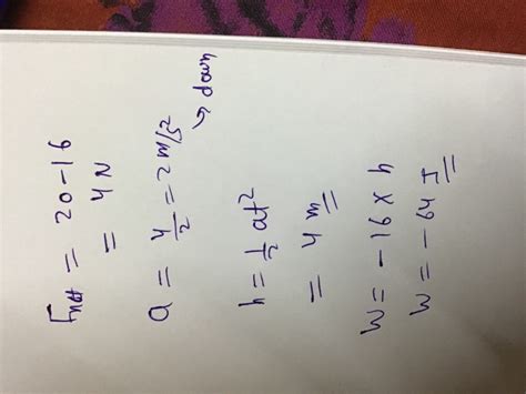A Body Of Mass 2 Kg Is Being Pulled By A Vertically Upward Force Of 16