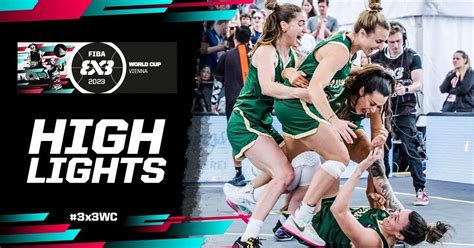 China 🇨🇳 Vs Australia 🇦🇺 Women 3rd Place Highlights Fiba 3x3