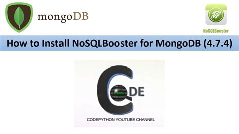 how to install nosqlbooster for mongodb 4 7 4 youtube