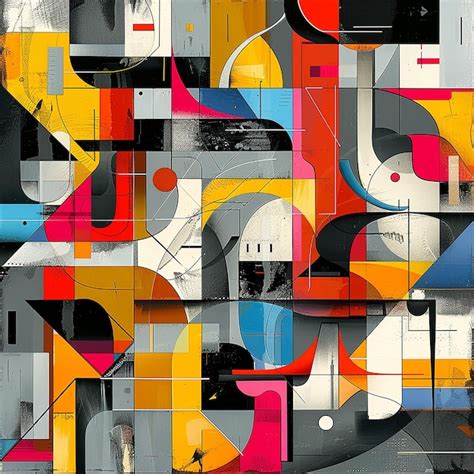 Architectural Abstractions Modern Patterns Premium Ai Generated Image