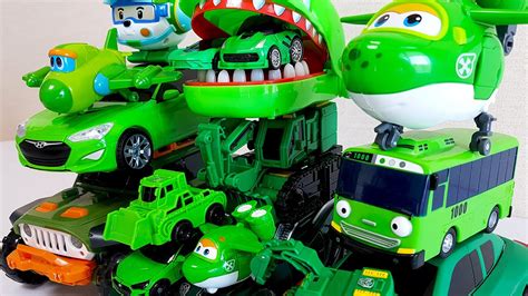 헬로카봇 또봇 슈퍼윙스 고고다이노 폴리 장난감 자동차 변신놀이 Carbot Tobot Superwings Car Toys