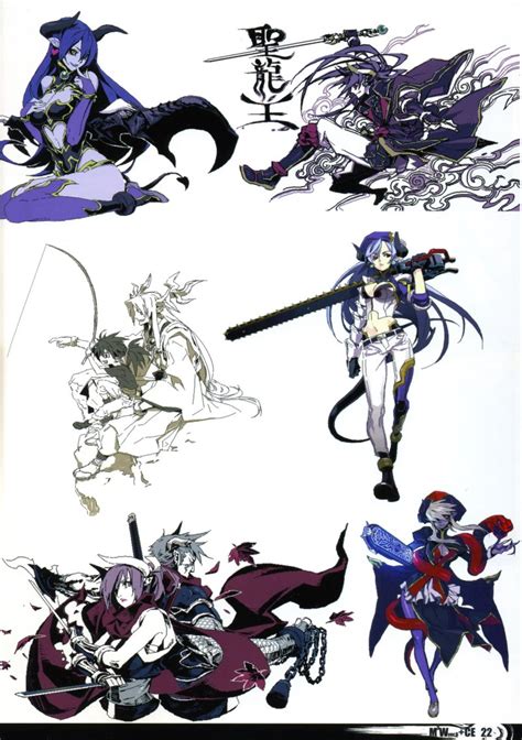 Astaroth Melfis Karudia Ryuuga And Raisen Shinrabanshou Drawn By