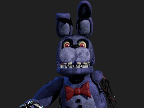 Withered Bonnie With Face Jumpscare By Therubyminecart On Deviantart