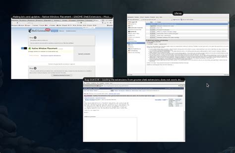Native Window Placement Gnome Shell Extensions