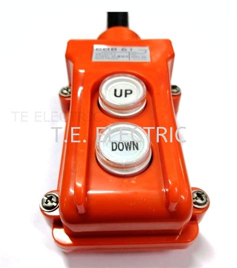 Cob61 Up Down Hoist Push Button 5a 250vac Waterproof Crane Industrial Control Switch Johor