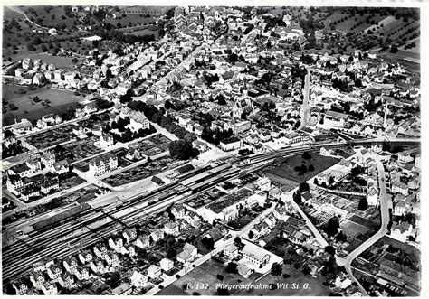 Wil Sg Flugaufnahme Mit Bahnhof Nr 132 1966 Kaufen Auf Ricardo