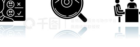 电子邮件免抠元素 调查方法下降阴影黑色标志符号图标集化学分析电子邮件互联网连接调查舆论消费者满意度反馈数据采集 孤立的矢量插图 模板免费