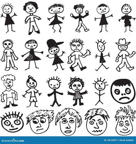How To Draw Cute Stick Figures