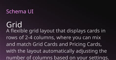 Grid Schema Ui