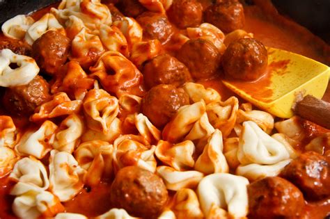 Easy Tortellini And Meatballs Chef Julie Yoon