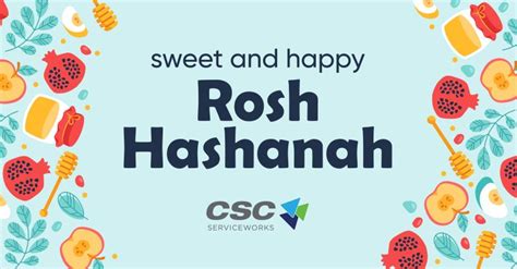 Csc Serviceworks On Linkedin Wishing Our Team Members Clients And Consumers A Happy Rosh