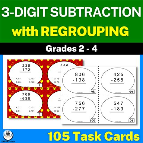 3 Digit Subtraction With Regrouping Amy Lemons Worksheets Library