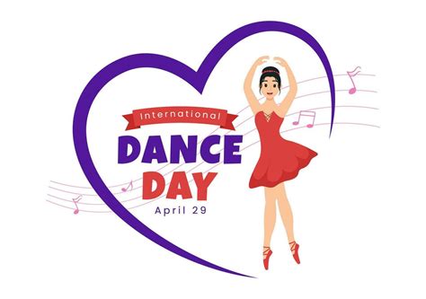 International Dance Day Vector Illustration On 29 April With