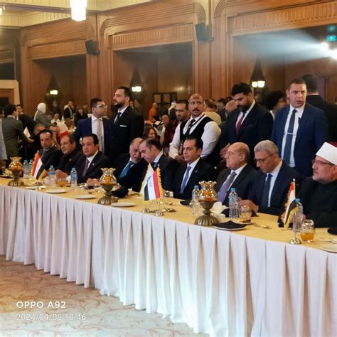وزراء وبرلمانيون فى حفل إفطار حزب مستقبل وطن