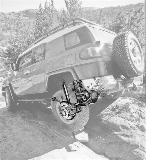 Technical Illustration Beau And Alan Daniels Toyota Fj Cruiser Project