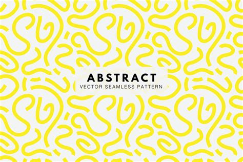 Wiggly Yellow Lines On A White Background Seamless Repeating Pattern 22077001 Vector Art At Vecteezy