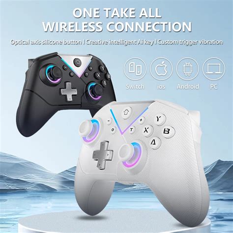 Controlador Gamepad Sem Fio Port Til Bluetooth Gaming Controller Uma