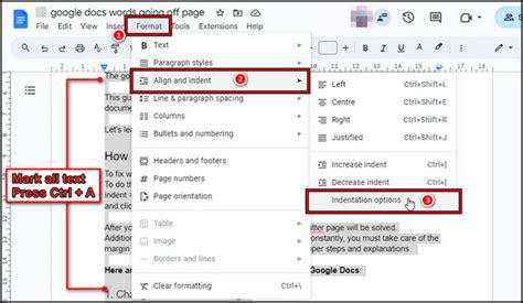 Fix Google Docs Words Going Off Page Restore This Way